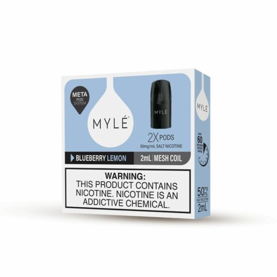 Myle Meta Pods Blueberry Lemon V5 - Golden Vape - Riyadh